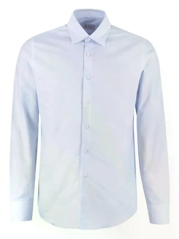 THE (ALPHABET) Oxford Cotton Shirt - Blue