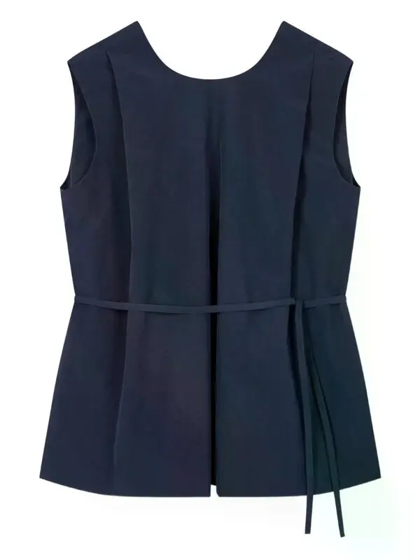 STUDIO TOMBOY Twisted Pleated Blouse - Blue