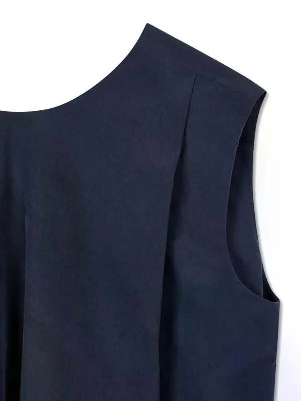 STUDIO TOMBOY Twisted Pleated Blouse - Blue