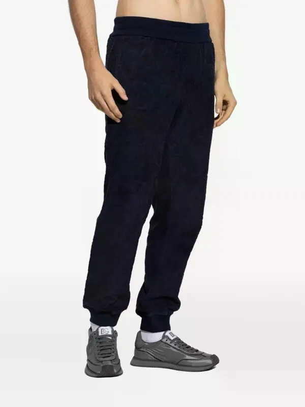 Versace Textured-cuff Trousers