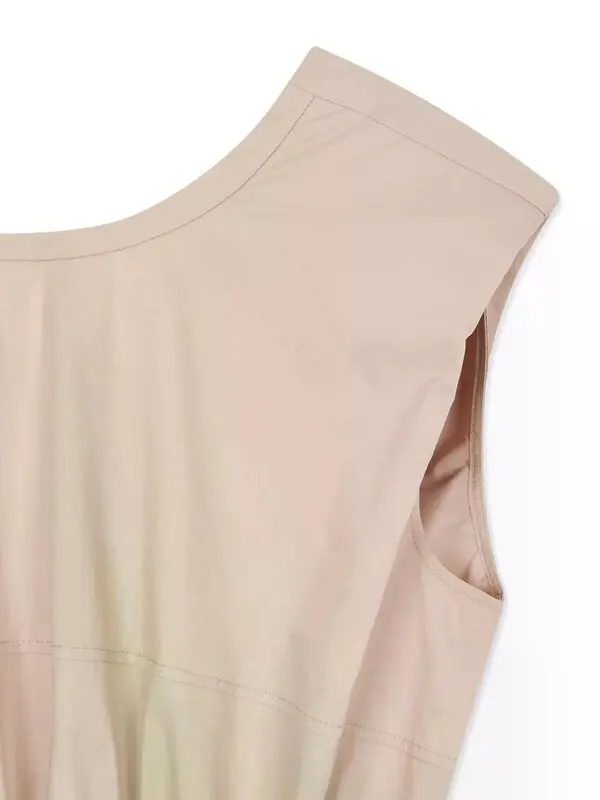 STUDIO TOMBOY Twisted Neckline A-line Dress - Neutrals