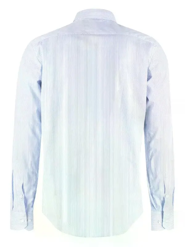 THE (ALPHABET) Striped Cotton Shirt