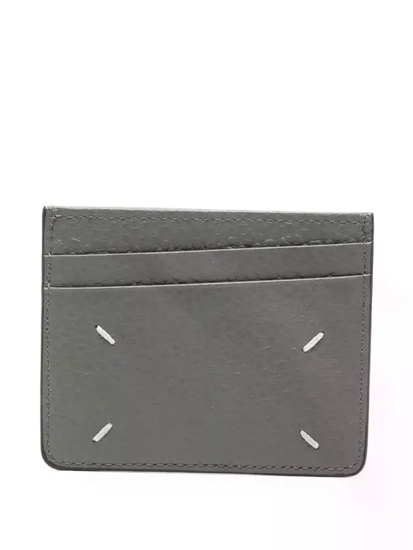 MAISON MARGIELA Leather Cardholder - Grey