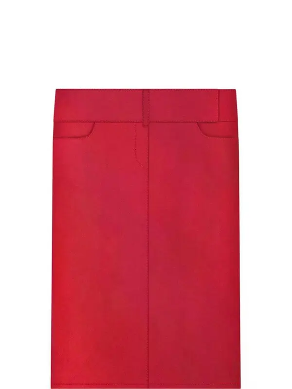 COURREGES Belted Mid-length Skirt - Pink
