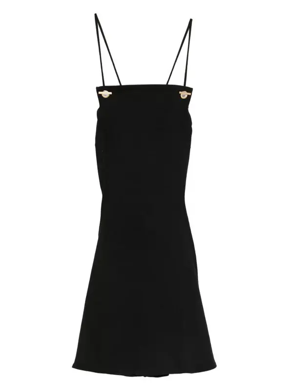 Cult Gaia Cici Button-detail Dress - Black