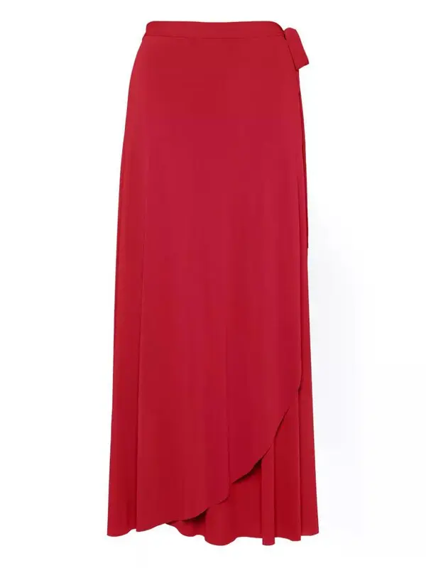 ERES Julieta Wrap-effect Beach Skirt - Red