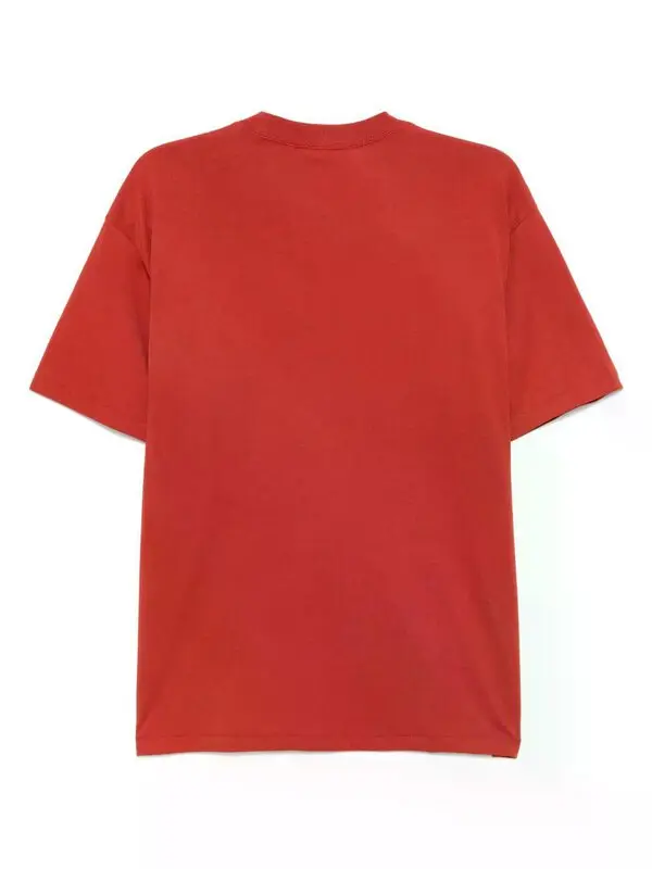 CHOCOOLATE Logo-patch T-shirt - Red