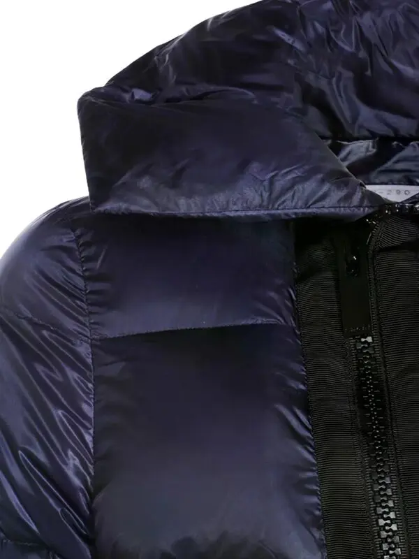 Sacai Asymmetric-zip Padded Jacket - Blue