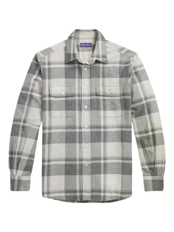 Ralph Lauren Purple Label Checked Pocket Shirt