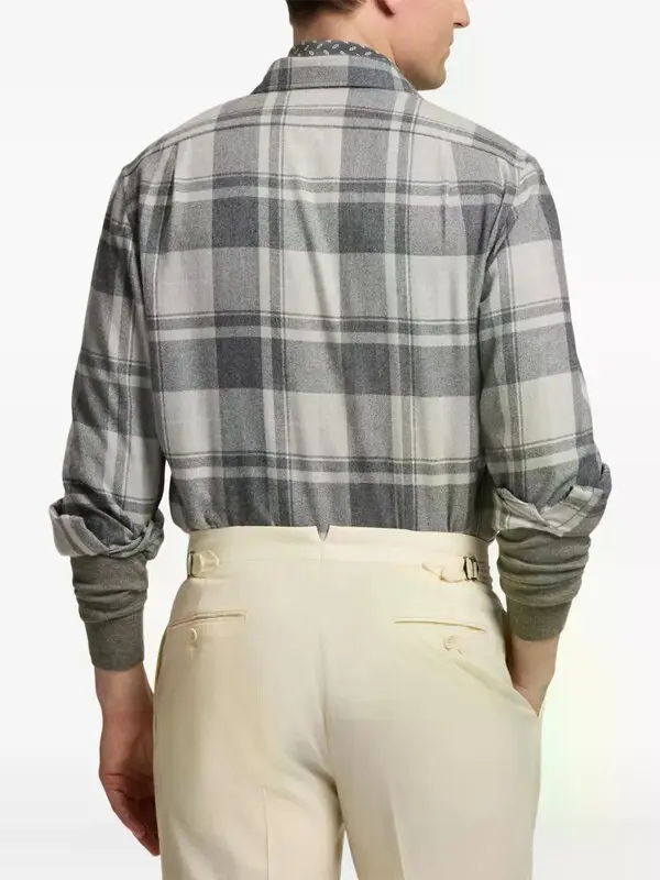 Ralph Lauren Purple Label Checked Pocket Shirt