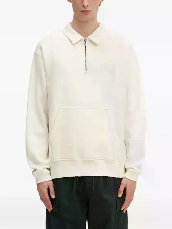 THISISNEVERTHAT Half-zip Kangaroo Pocket Sweatshirt