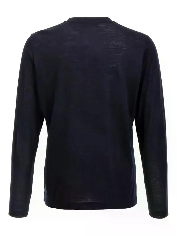 ZANONE Crew-neck Long-sleeves T-shirt - Blue