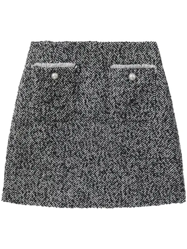 A BATHING APE Houndstooth Miniskirt
