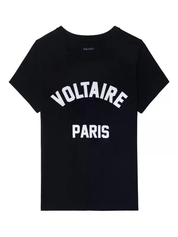 Zadig&Voltaire Alys Cotton T-shirt - Black