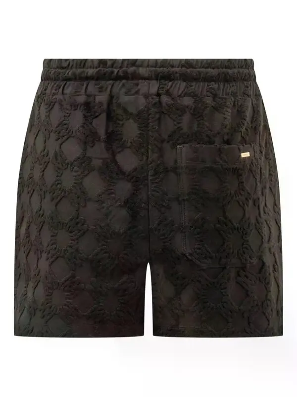 Amiri Drawstring Cotton-blend Shorts - Brown
