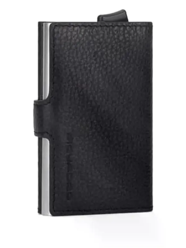 PIQUADRO Leather Pop-up Cardholder - Black