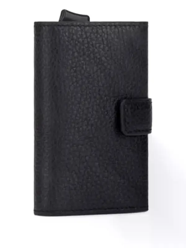 PIQUADRO Leather Pop-up Cardholder - Black