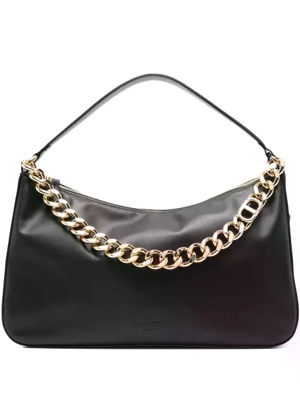 TWINSET Chain-embellished Shoulder Bag - Black