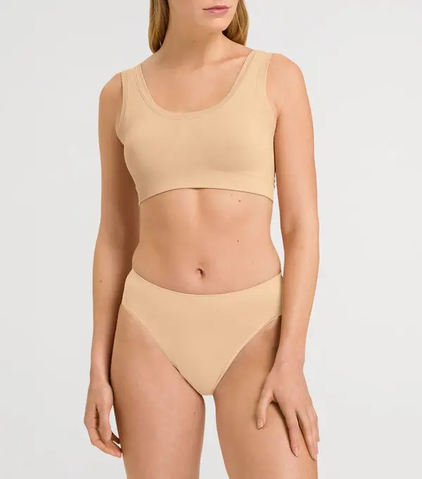 Hanro Touch Feeling Crop Top - Nude