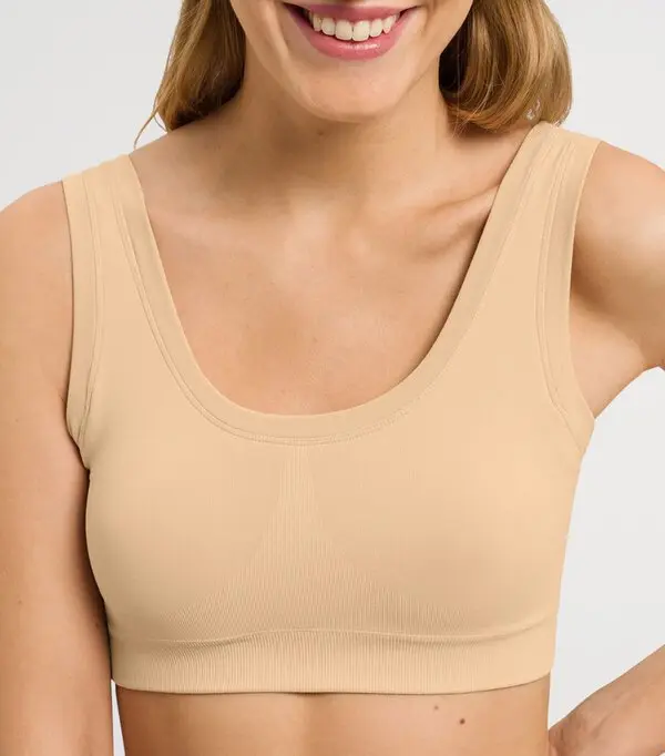 Hanro Touch Feeling Crop Top - Nude