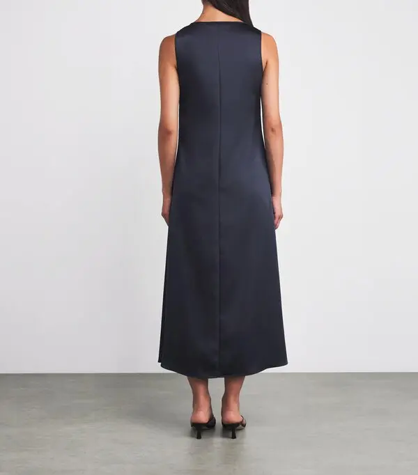 Max Mara Satin Maxi Dress