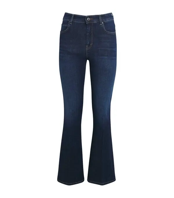 Max Mara Slim Cropped Flare Jeans