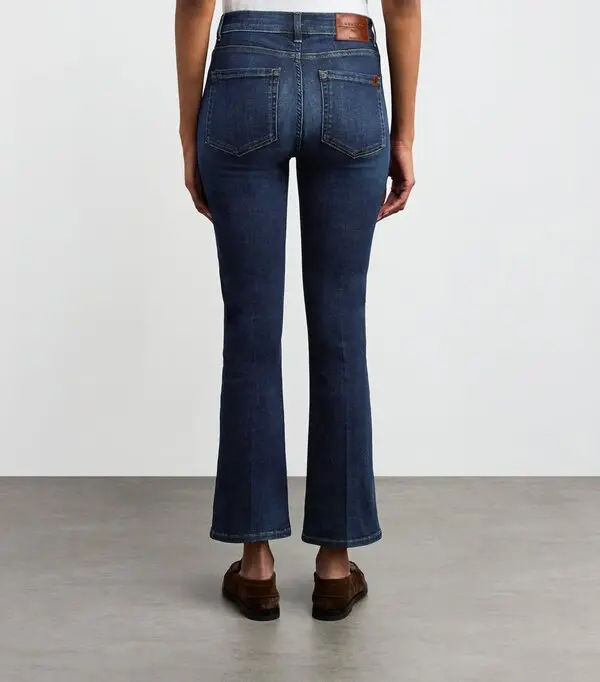 Max Mara Slim Cropped Flare Jeans