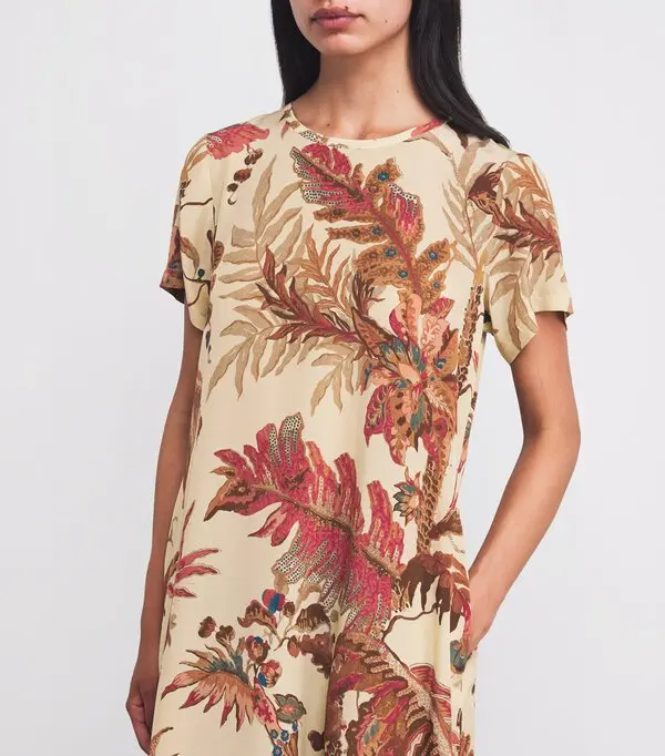 max mara - Silk Floral Maxi Dress