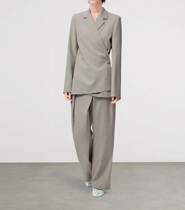 Loewe Wool Side-button Blazer