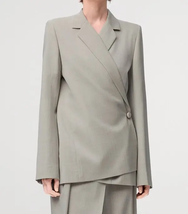 Loewe Wool Side-button Blazer