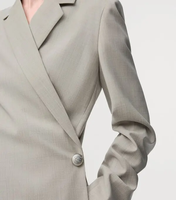 Loewe Wool Side-button Blazer