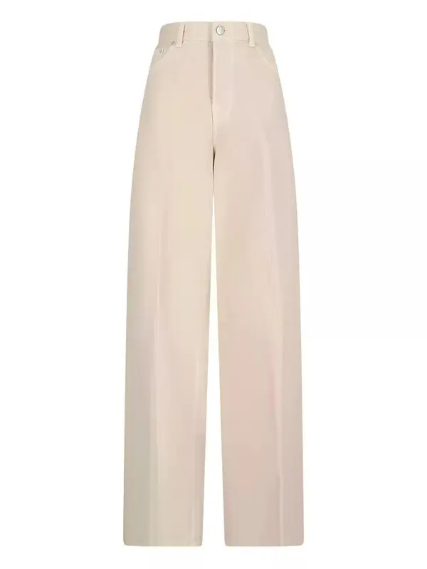 Destin Bethany Wide-leg Twill Trousers