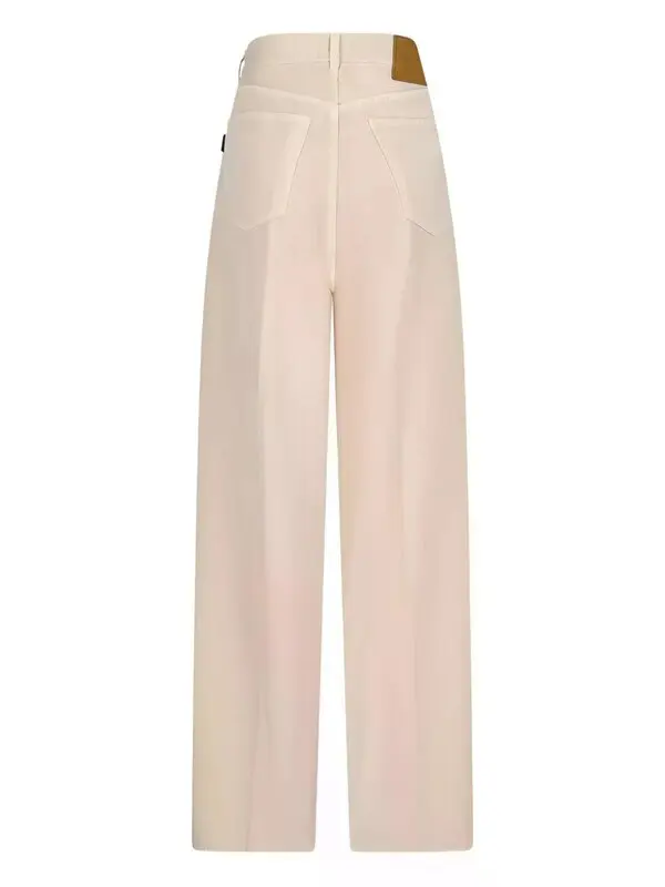 Destin Bethany Wide-leg Twill Trousers