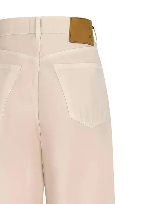 Destin Bethany Wide-leg Twill Trousers