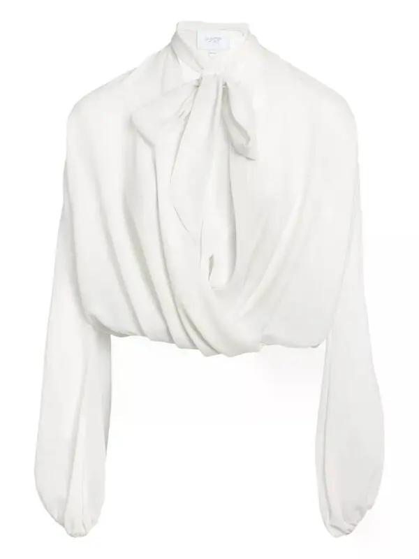 Giambattista Valli Silk Halterneck Blouse