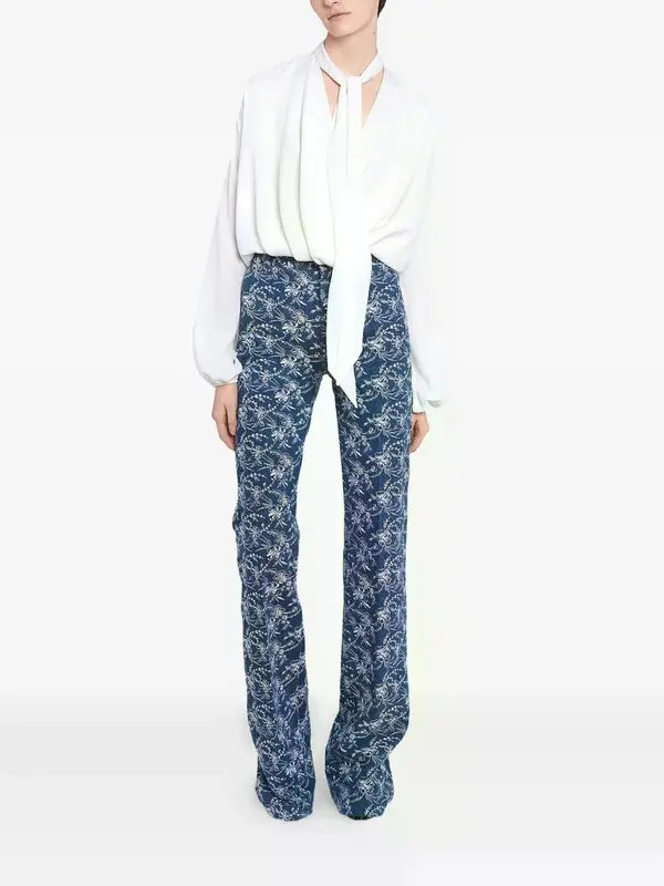 Giambattista Valli Silk Halterneck Blouse