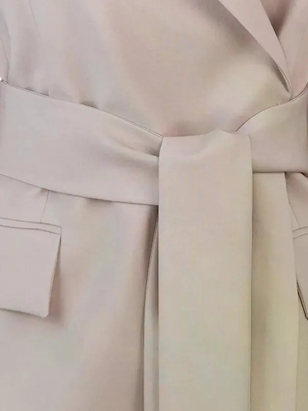 Max Mara Belted Jacket With Notched Lapels