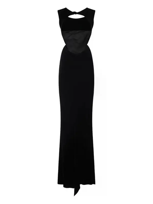 Rick Owens Cut-out Velvet Dress