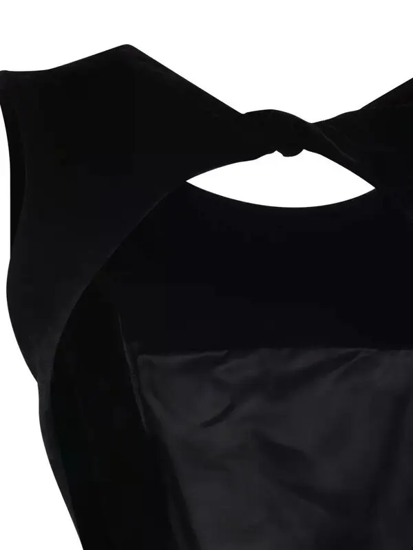 Rick Owens Cut-out Velvet Dress