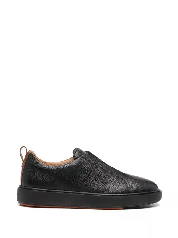 Santoni Leather Sneakers