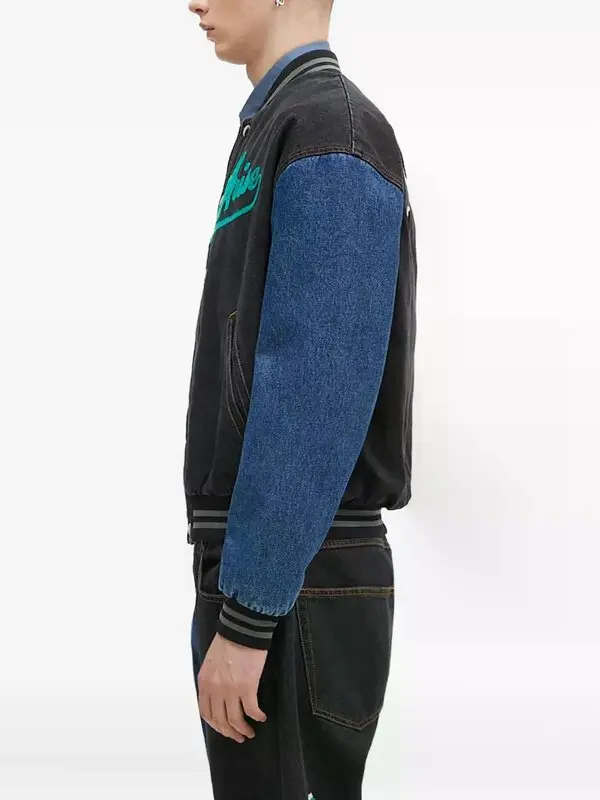 Aries Embroidered Logo Denim Jacket
