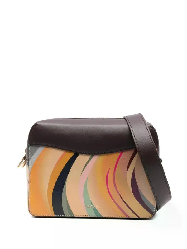 Paul Smith Swirl-pattern Leather Crossbody Bag