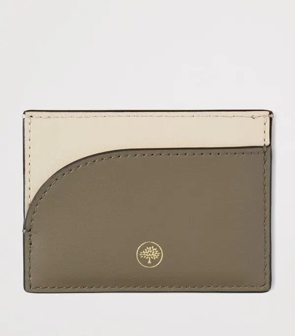 Mulberry Leather Compact Card Holder - Green