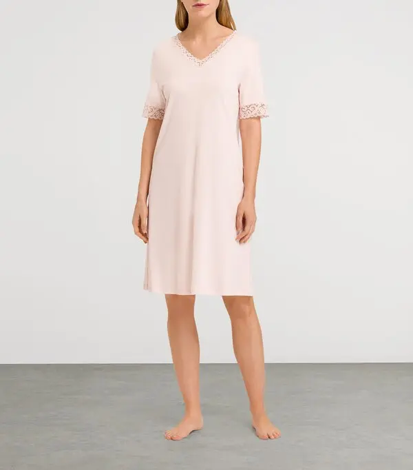 Hanro Cotton Moments Nightdress - Neutral