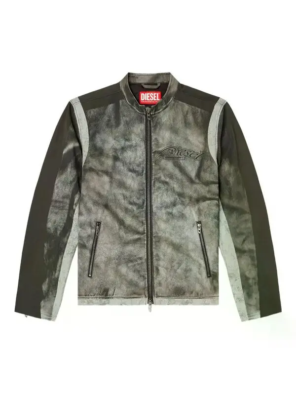 DIESEL Panelled Biker Jacket
