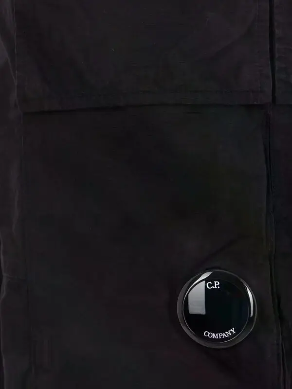 C.P. COMPANY Lens-detail Cargo Pants - Black