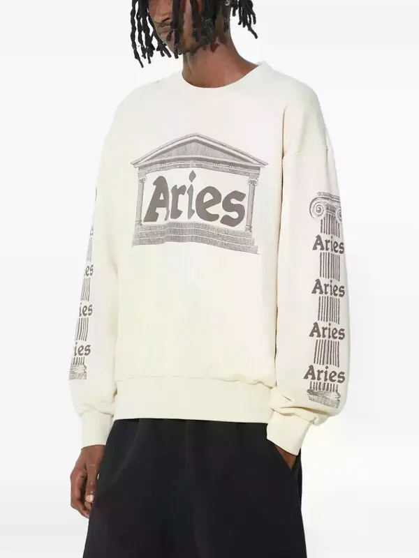 Aries Graphic Print Sweatshirt