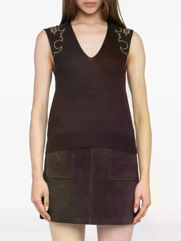 Zadig&Voltaire Embellished Sleeveless Top