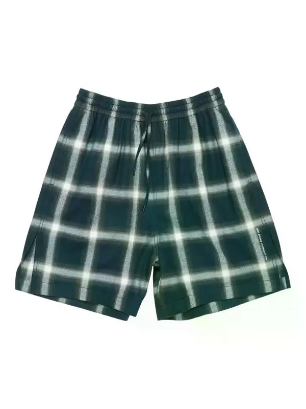 Acne Studios Checked Elastic-waist Shorts