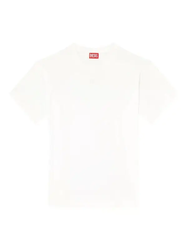 DIESEL® T-norm-int Embroidered-detail T-shirt - Neutrals